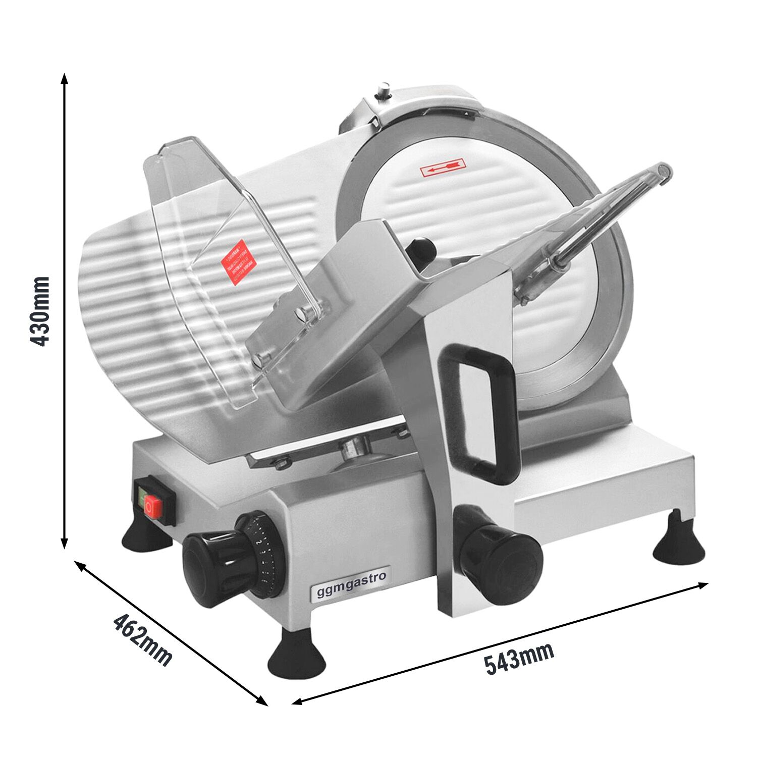 Aufschnittmaschine - 250 Watt - Messer: Ø 275mm | GGM Gastro