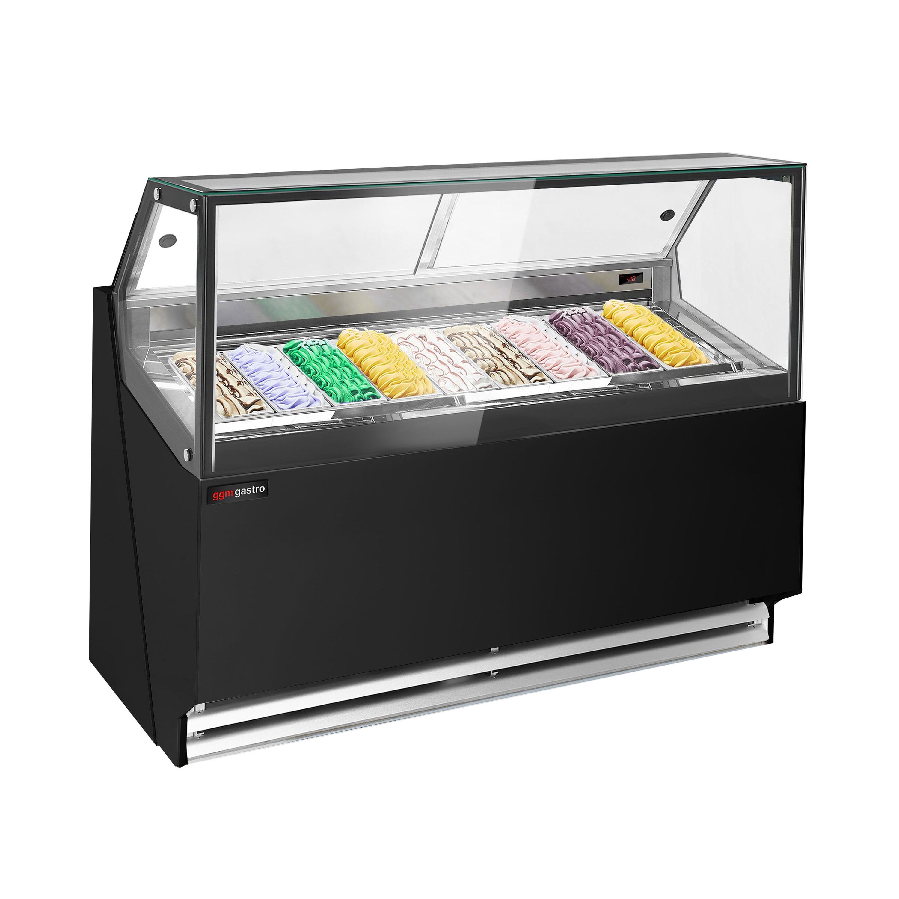 Ice cream counters - Angular - Air circulation & Static | GGM Gastro