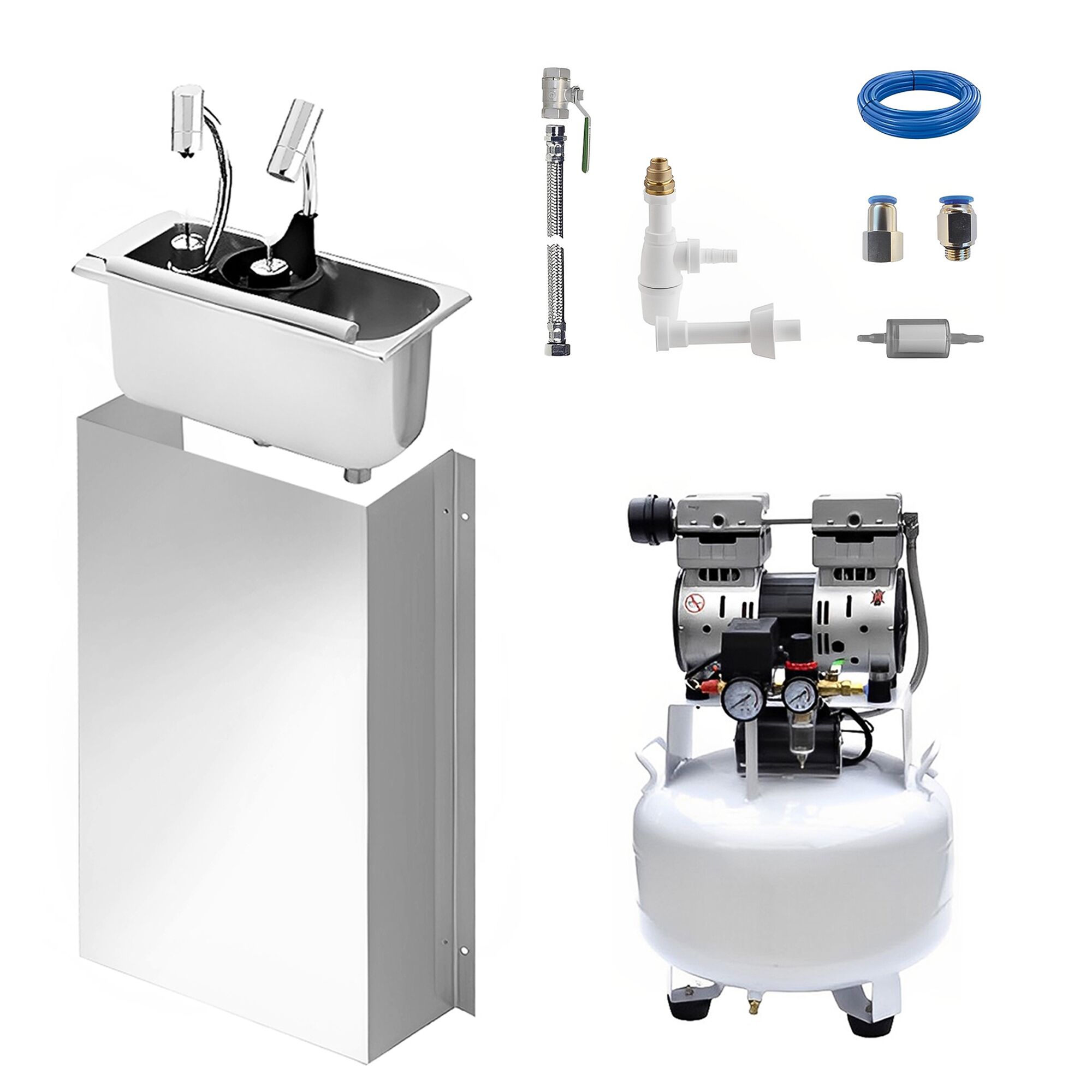 Pre-rinse spray valve with integrated backflow preventer | GGM Gastro